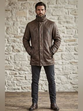 Danier | Jackets & Coats | Mens Danier Brown Heavy Distressed Leather ...